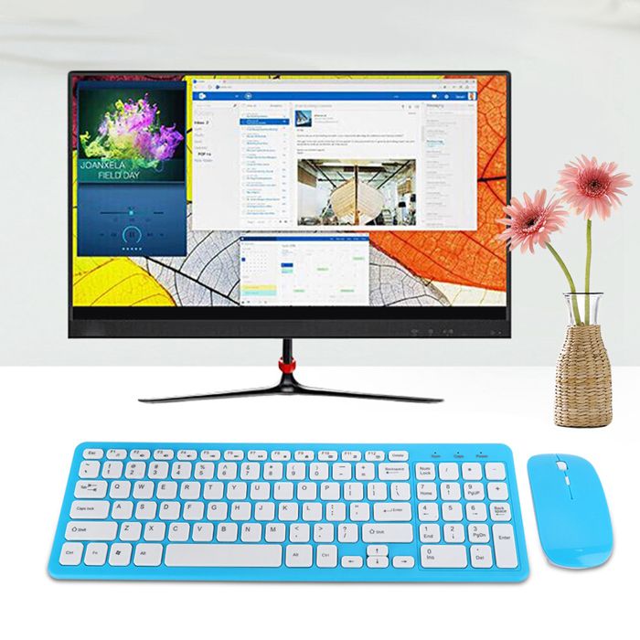 Kit clavier souris sans fil Office Gaming pour ordinateur portable ...