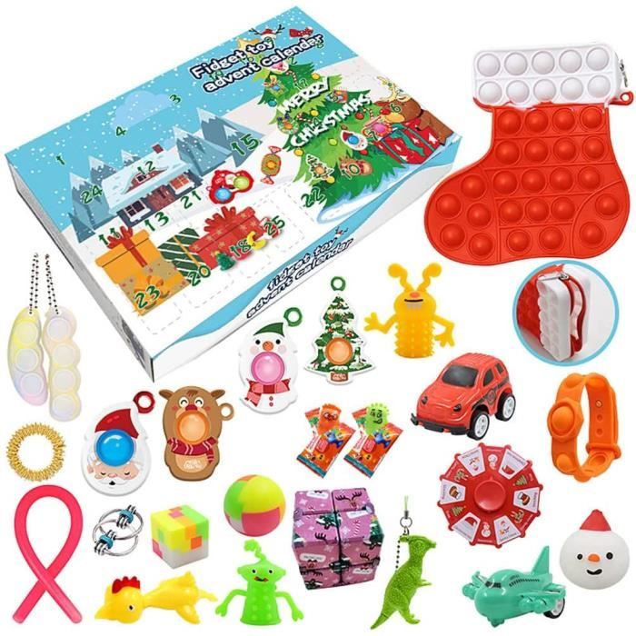 Toys Set Calen ier de l'avent Calen ier de Compte à Rebours Noël 24 ...