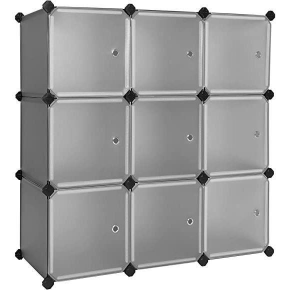 Armoire - armoire de rangement - Système de rayonnage - 9 cubes ...