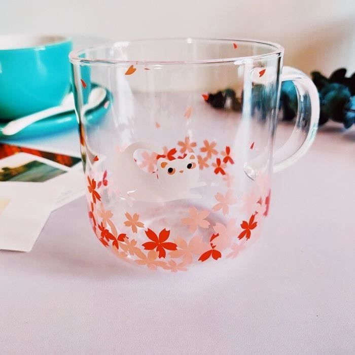 Verres à cocktails,Tasse à café en verre,petite poignée fraîche ...