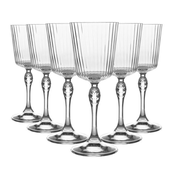 Bormioli Rocco Lot de 24 verres Ã cocktail style rÃ©tro annÃ©es 20 250 ml - La cave Cdiscount