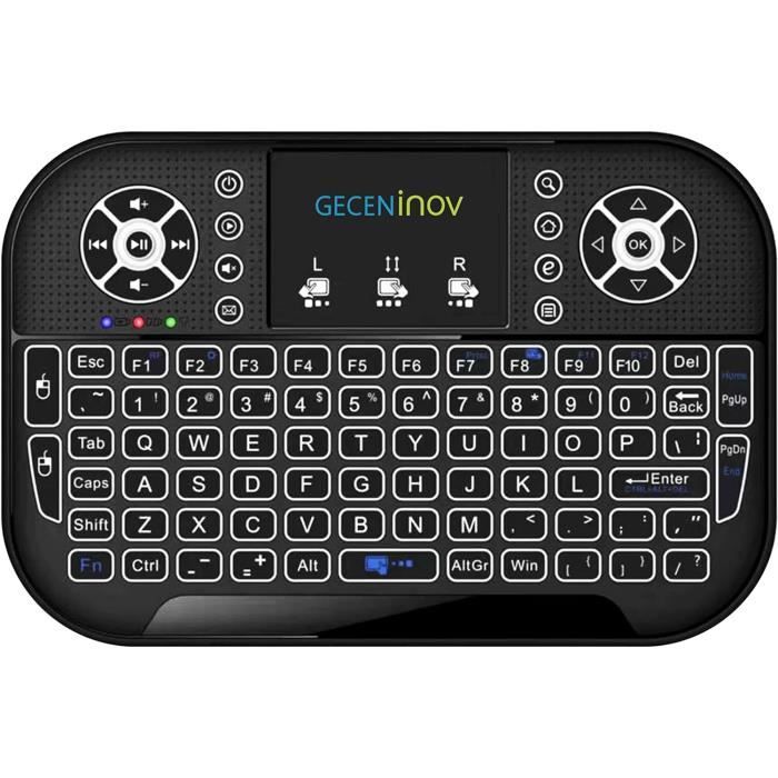 Mini Clavier Sans Fil Avec Pavé Tactile, 2,4 Ghz, Mini Clavier Portable ...