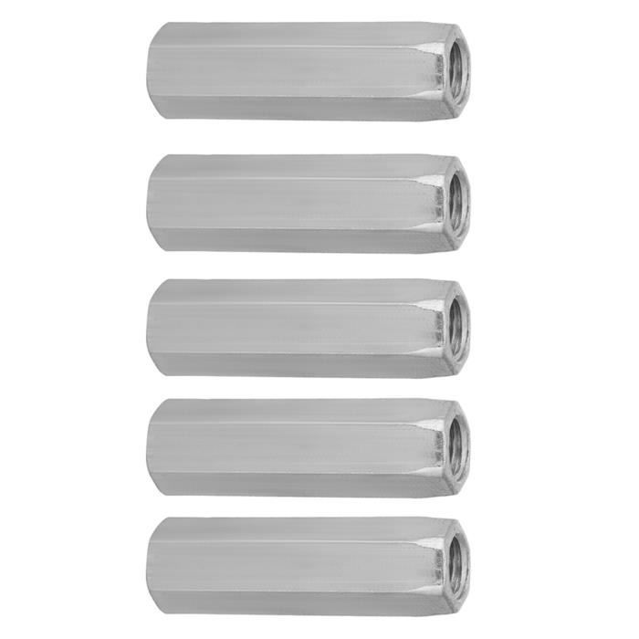 Cikonielf écrous longs 5 pièces en acier zingué M10 * 40/50 écrou ...