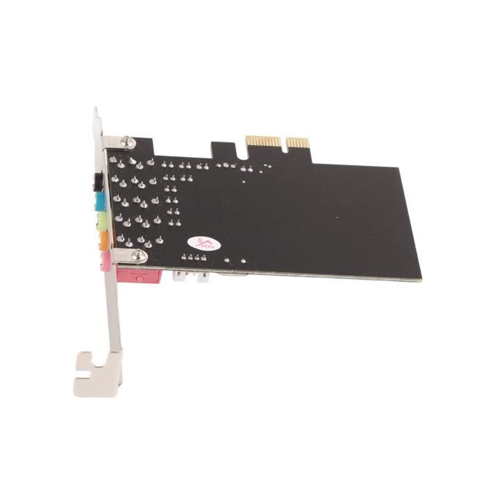 Carte Son - DIOCHE - PCI-Express - 6 Canaux - Élimination du Bruit ...
