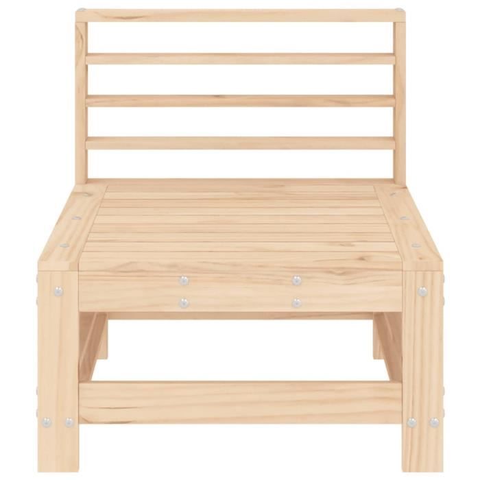 Drfeify Canapé central de jardin bois de pin massif AB825611 111558 ...