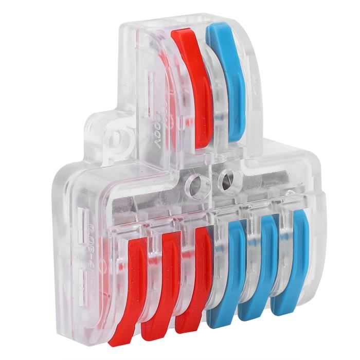 EJ.life Terminal rapide 10 pièces bornier rapide, bloc de connecteur de ...