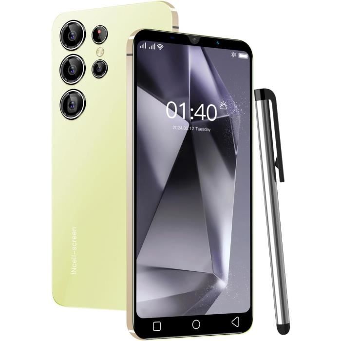 Smartphone QrZrQ S24Ultra 3G - Noir,Jaune,Violet - Android 9.0 - RAM ...