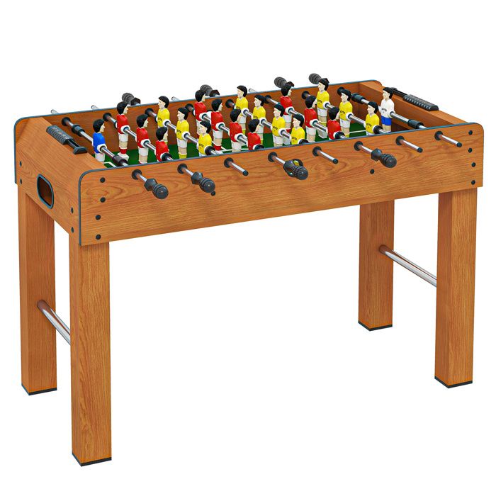 Baby-foot table de Babyfoot jeu de football dim. 122L x 61l x 80H cm 2 ...