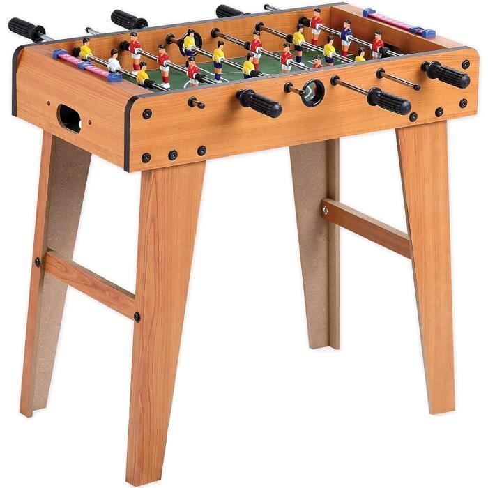 Jeu de Table Baby-Foot pour Adulte/Enfant en Bois, Mini Baby foot avec ...