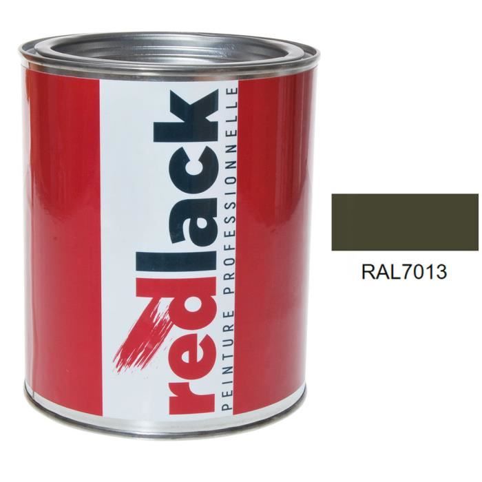 Redlack Peinture RAL 7013 Brillant multisupport 1L - Cdiscount Bricolage