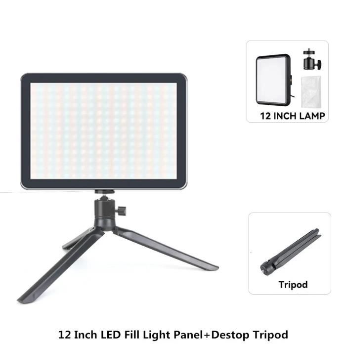 Panneau lumineux LED pour photographie et vidéo,lampe de studio photo ...