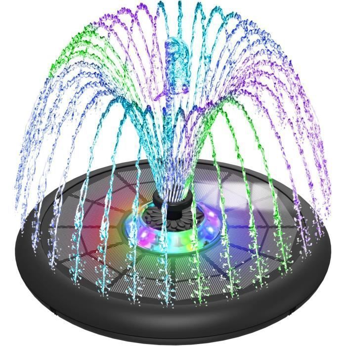 Fontaine Solaire,Nouveau Ufo Led 5W,Fontaine De Jardin Solaire Pompe ...