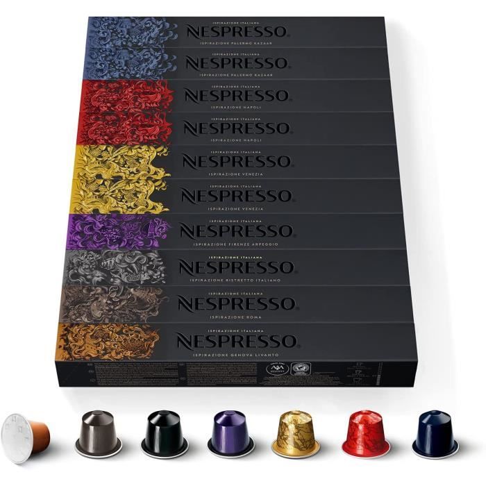 Nespresso Original - Assortiment Ispirazione Italiana 100 Capsules ...