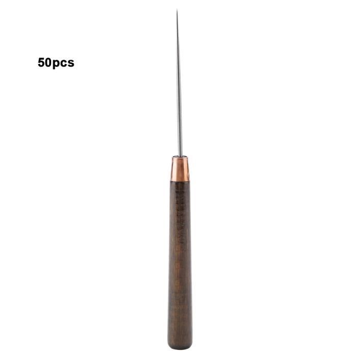 Tbest 1Box 50pcs Leather Awl Tool, Awl Tool, for Home Knitting DIY ...