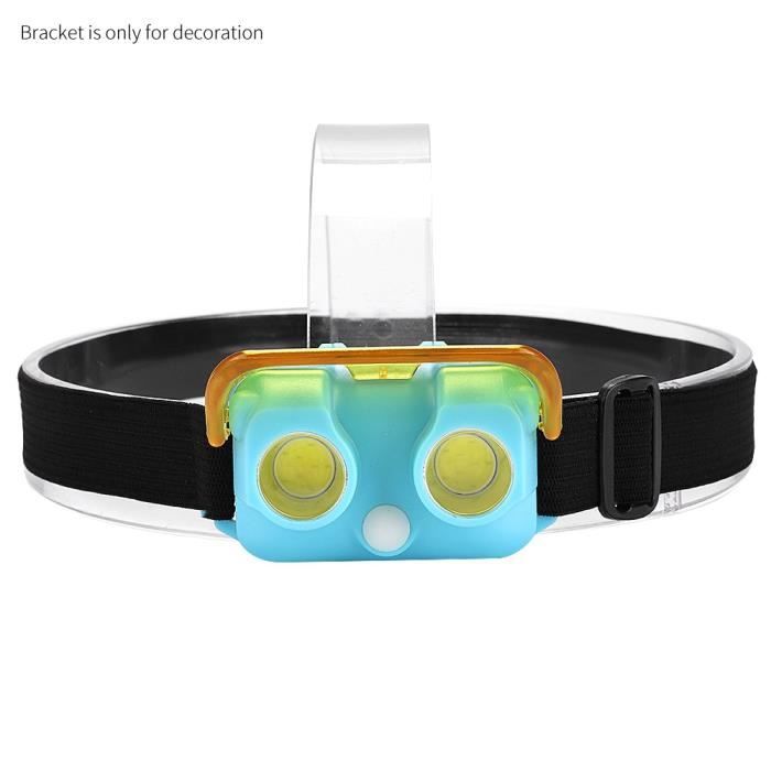 Tbest lampe frontale Mini phare étanche 2COB LED phare randonnée nuit ...