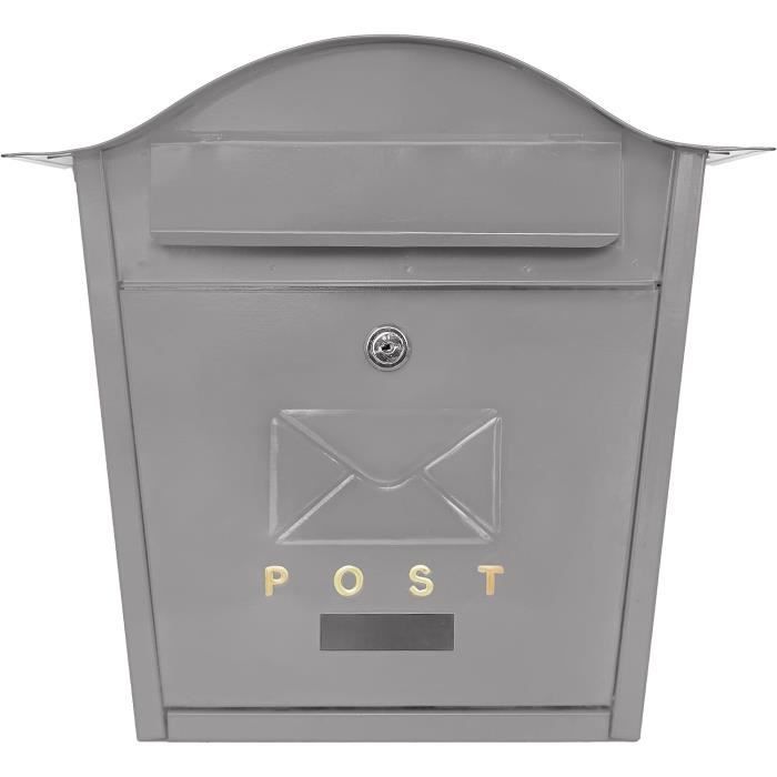 Acl Boîte Aux Lettres Murale Idéale Pour Sécuriser Les Lettres Et Les ...