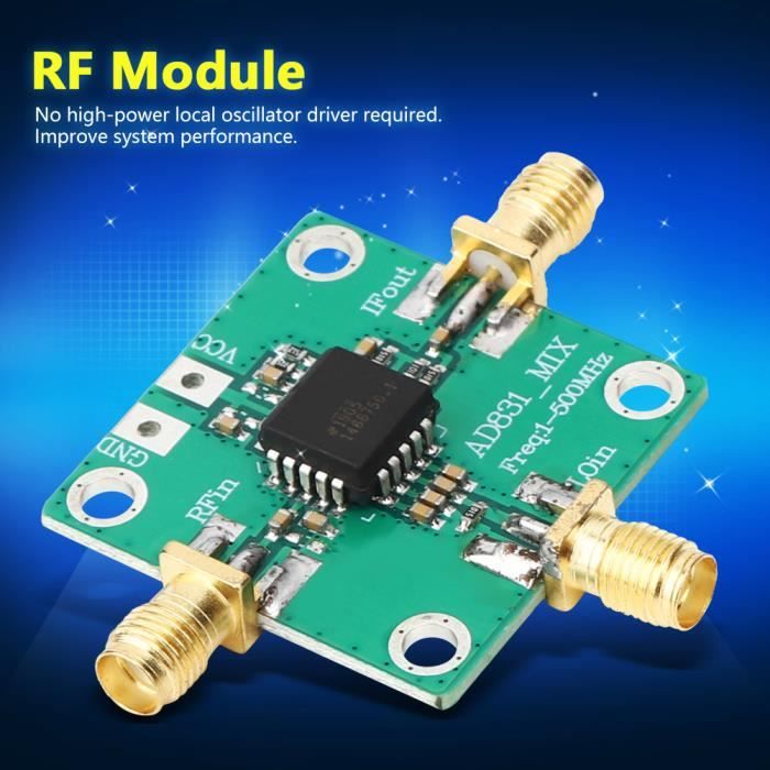 Module RF - VBESTLIFE - AD831 - Fréquence 0.1-500 MHz - Monopuce à faible distorsion ...
