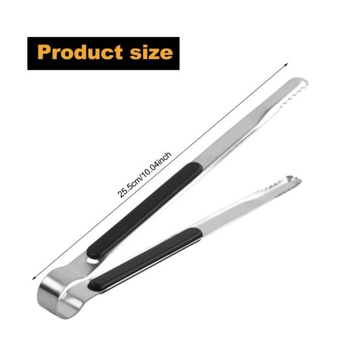 Pince Cuisine Inox Professionnel, 10 Pouces Pince à Barbecue, Pince de ...