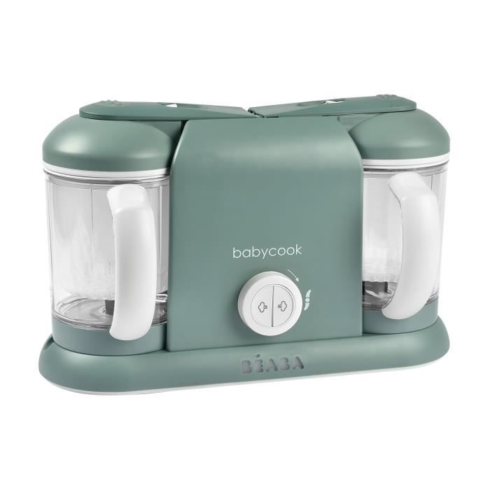 BEABA, Babycook Duo, Robot bébé 4 en 1, Cuiseur, Mixeur, Contenance XXL ...