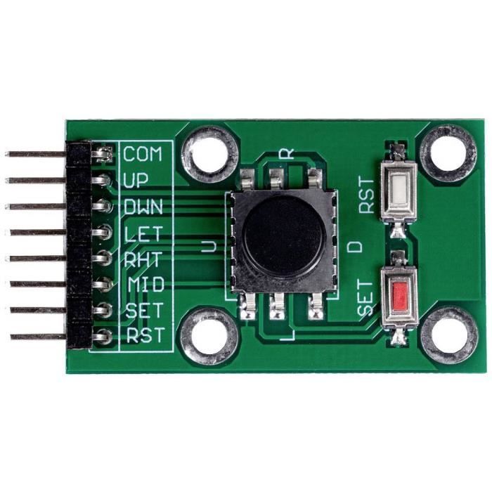 Module joystick - JOY-IT - COM-5WS - 5 directions - 2 boutons - Noir ...
