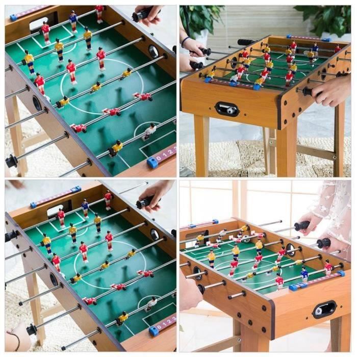 Jeu de Table Baby-Foot pour Adulte/Enfant en Bois, Mini Baby foot avec ...