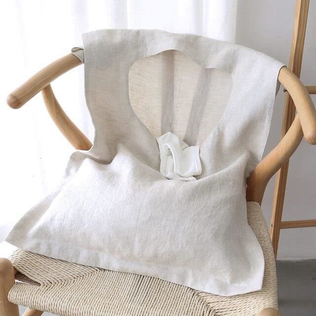 FILET DE LAVAGE,Blue-50x70cm--Panier à linge suspendu en lin et coton ...