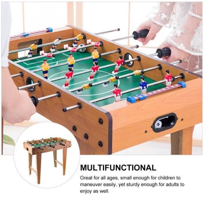 Jeu de Table Baby-Foot pour Adulte/Enfant en Bois, Mini Baby foot avec ...