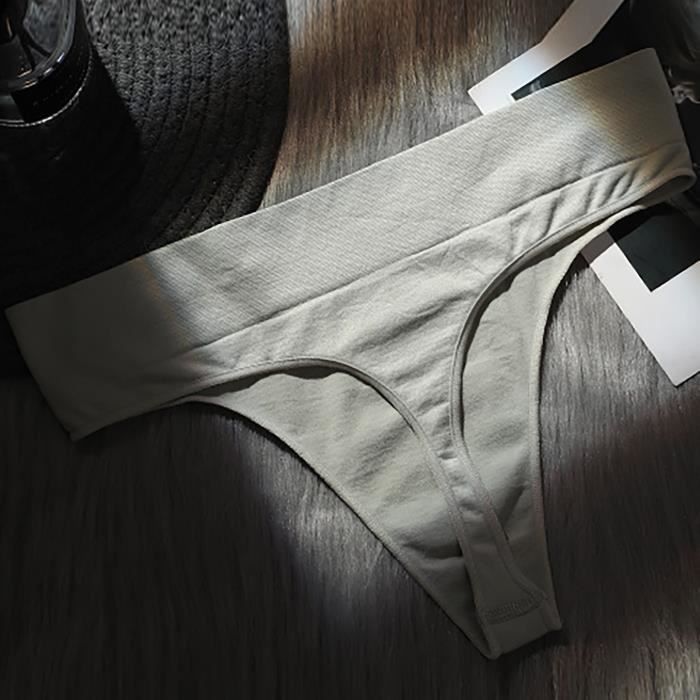 CULOTTE - SLIP Culotte sexy pour femme sport rayé taille basse sans ...