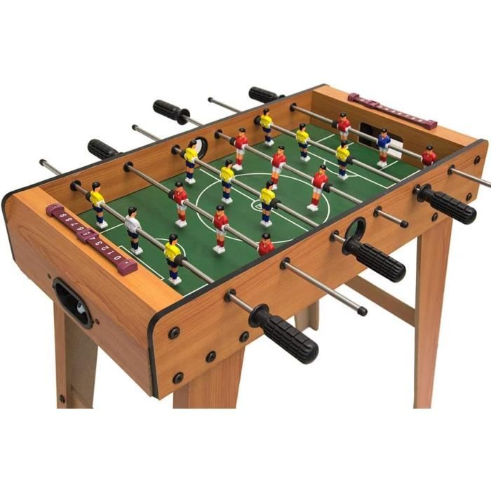 Jeu de Table Baby-Foot pour Adulte/Enfant en Bois, Mini Baby foot avec ...