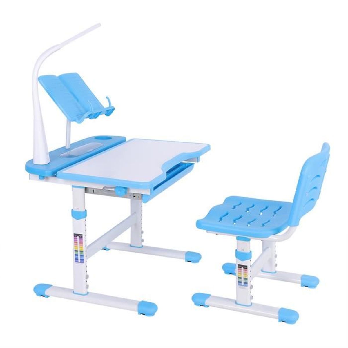HURRISE Ensemble de chaise de bureau Bureau pour enfants à hauteur ...