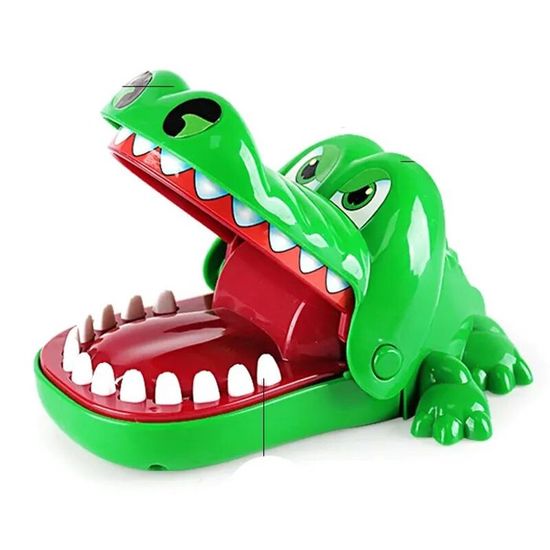 Jouets dents de crocodile pour enfants,jeu de table avec sons,dents d'alligator,mordre les ...