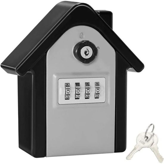 Boite a Cle Securisee Mural, Grand Key Safe Box, Boite a Clé avec Code ...