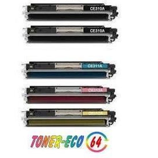 5 Toner compatible pour HP CP1025 CP1025NW - Achat / Vente toner 5 ...