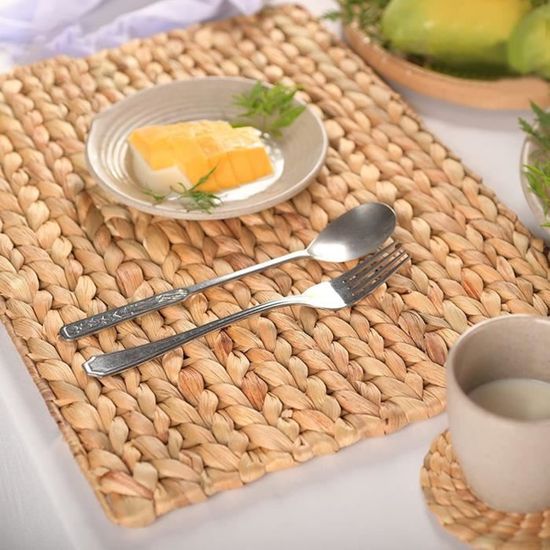 SET DE TABLE JETABLE - SET DE TABLE EN PAPIER INTISSE Bowl coasters ...