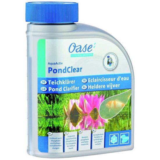 Oase 50552 AquaActiv PondClear pour Bassin 500 ML - Cdiscount Jardin