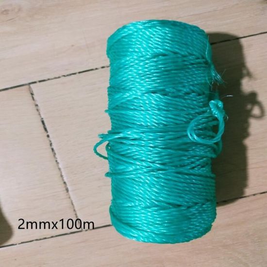 Corde de garde-corps - Green - 2mm - Polyéthylène haute résistance ...