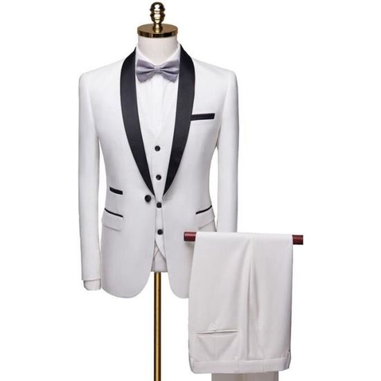 YOUTHUP Costume Homme Slim Fit 3 Pièces Business Mariage Customes ...
