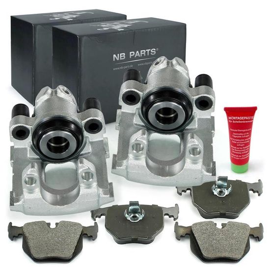 Étriers Pinces de Frein + Plaquettes Sabots Essieu Arrière BMW 3 E46 X3 ...