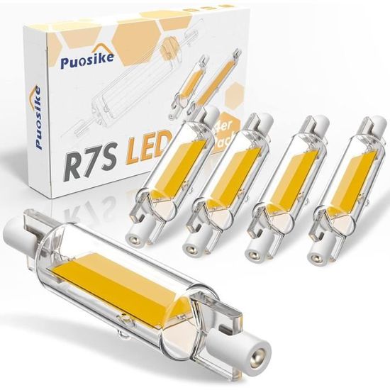 R7S Led 78Mm Dimmable, 10W Ampoule R7S Led Lampe, Led R7S 78Mm Bulbs ...