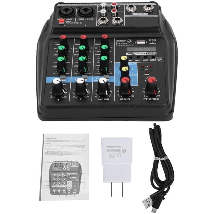 Tenpac Table de mixage de scène, Table de mixage Audio Polyvalente, DJ ...