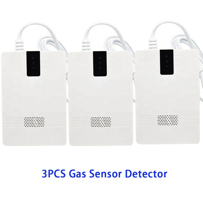 Alarme de capteur de gaz combustible,CO,Laf,CH4,écran numérique LCD ...