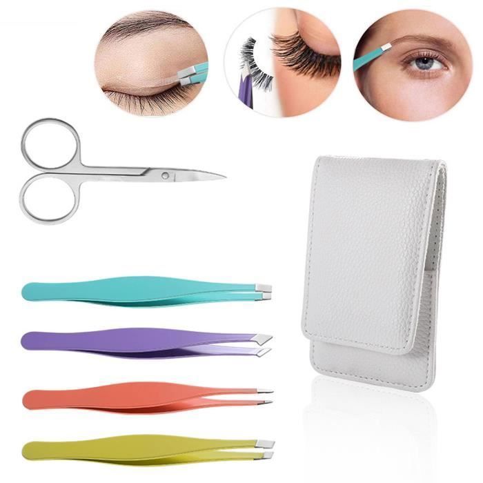 Kit de Pince à Épiler - Non spécifié - 5 Pcs - Acier Inoxydable ...