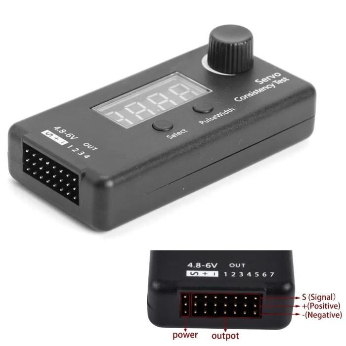 Testeur de Servo numérique - ESC - Contrôleur de vitesse - 3 modes de ...