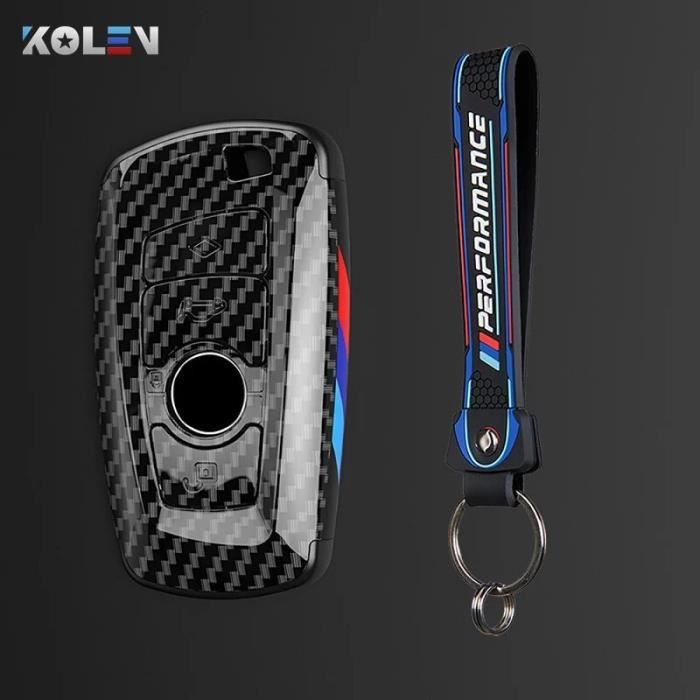 Un ensemble de carbone 3 -ABS Carbon Fibre Car Remote Key Clever Cover ...
