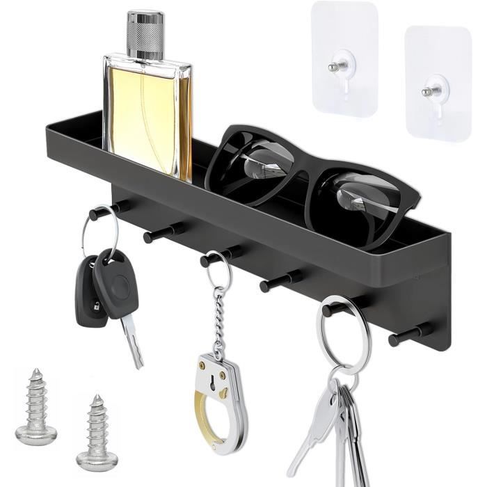 Porte Cle Mural en Métal Porte Clef Mural à 6 Crochets Porte Clef Mural ...