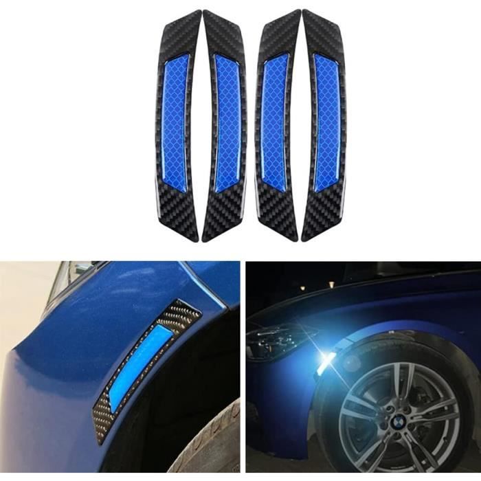 Lot de 4 protections universelles en fibre de carbone pour roue de voiture,SUV,Pick-up,Camion ...