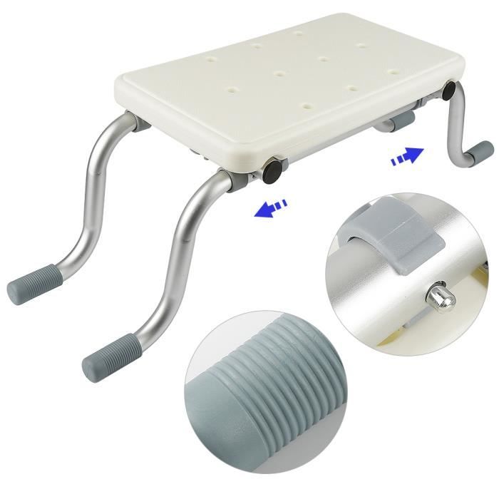 Siège de bain suspendu réglable, tabouret de douche, Blanc - Cdiscount ...