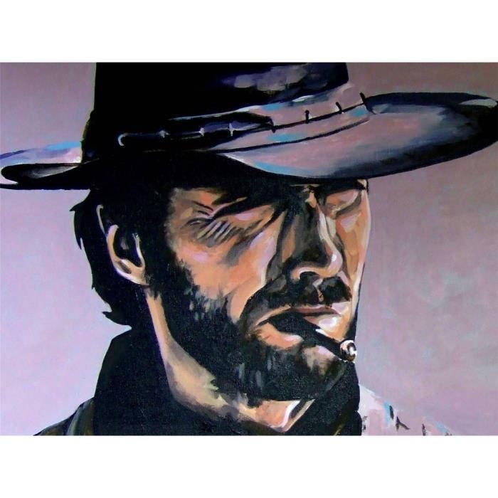 NGTE-782 Tgbyhn 5D Diy 3D "Clint Eastwood" Diamond Painting Kit Kit ...