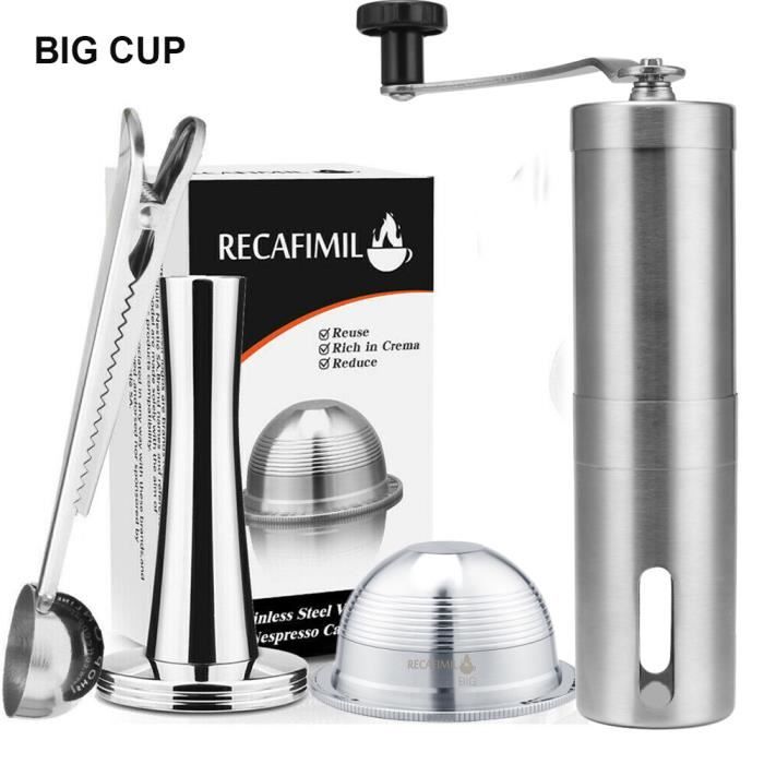 Orange - Capsule de café réutilisable en acier inoxydable Vip Link ...