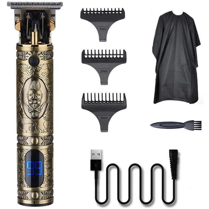 Tondeuses Cheveux Hommes Professionnelle Tondeuses Rechargeable Sans Fil Tondeuse à Cheveux ...